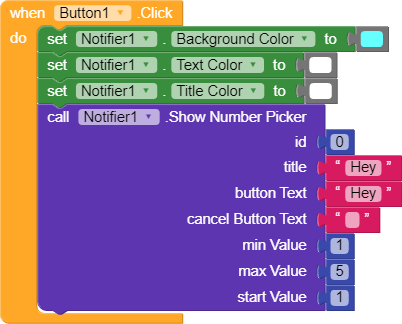 [Notifier component] Show Number Picker Color Bug - Bugs - Kodular ...