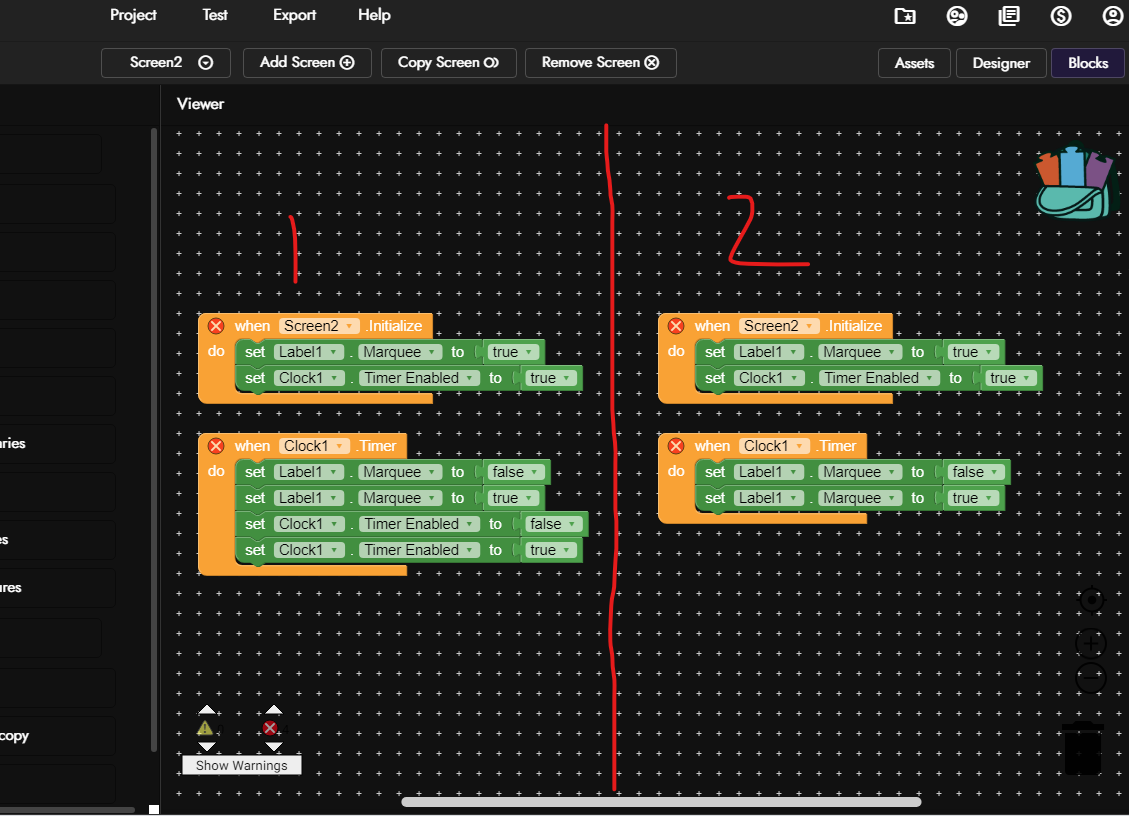 How to make marquee label unstopped? - Discuss - Kodular Community