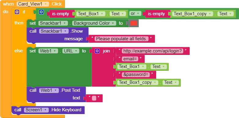 POST Method with WEB Component - Discuss - Kodular Community