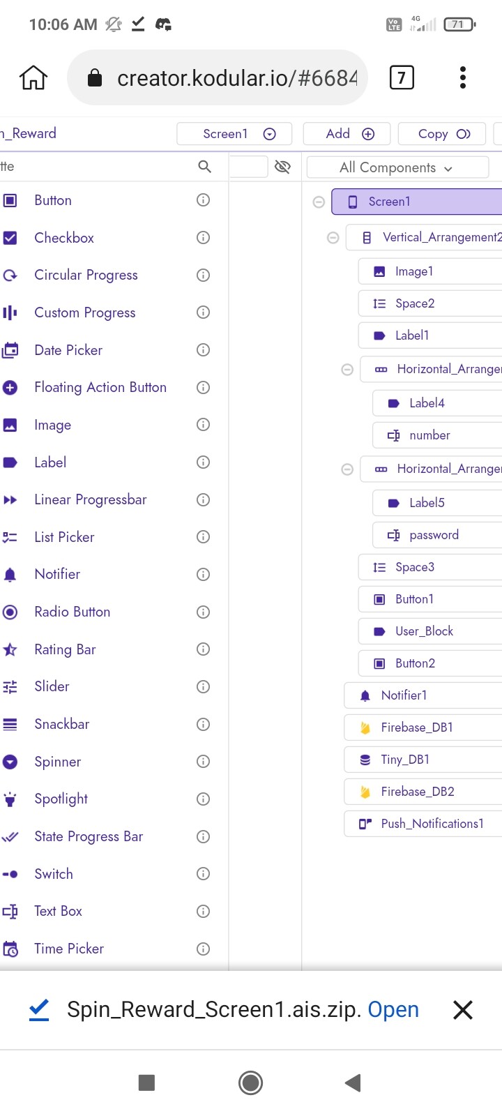 I am try to export screen ais But ais format is zip This file canot ...