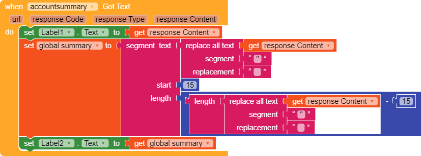 How to format response content from web.gottext - Discuss - Kodular Community