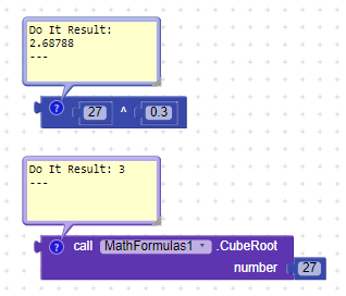 How to find cube root in math in Kodular? - Discuss - Kodular Community