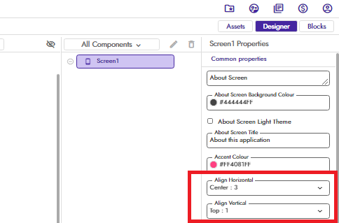 Button alignment - Discuss - Kodular Community