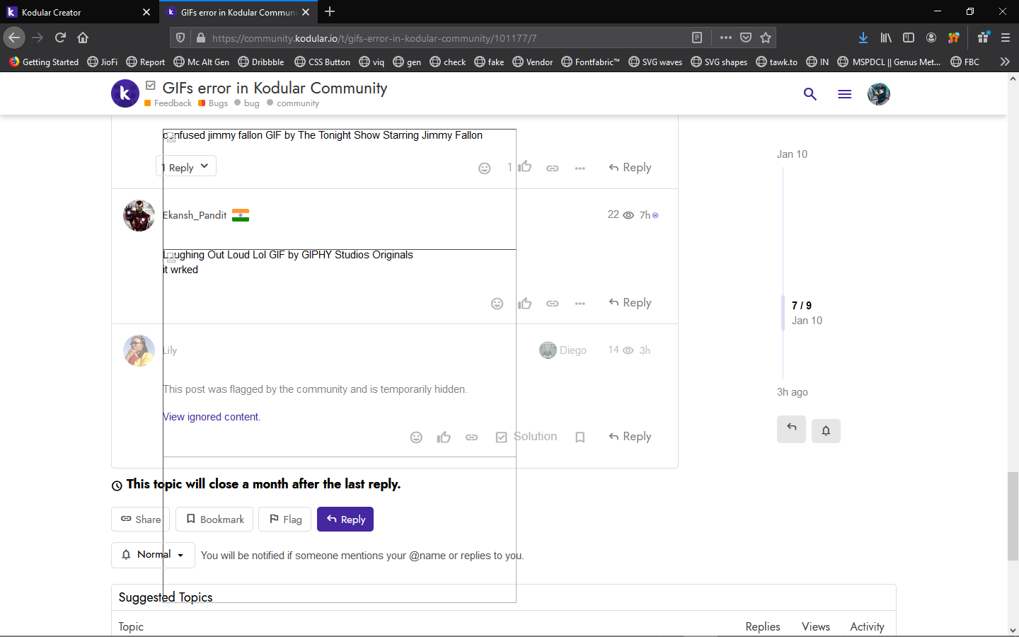 GIFs error in Kodular Community - Bugs - Kodular Community