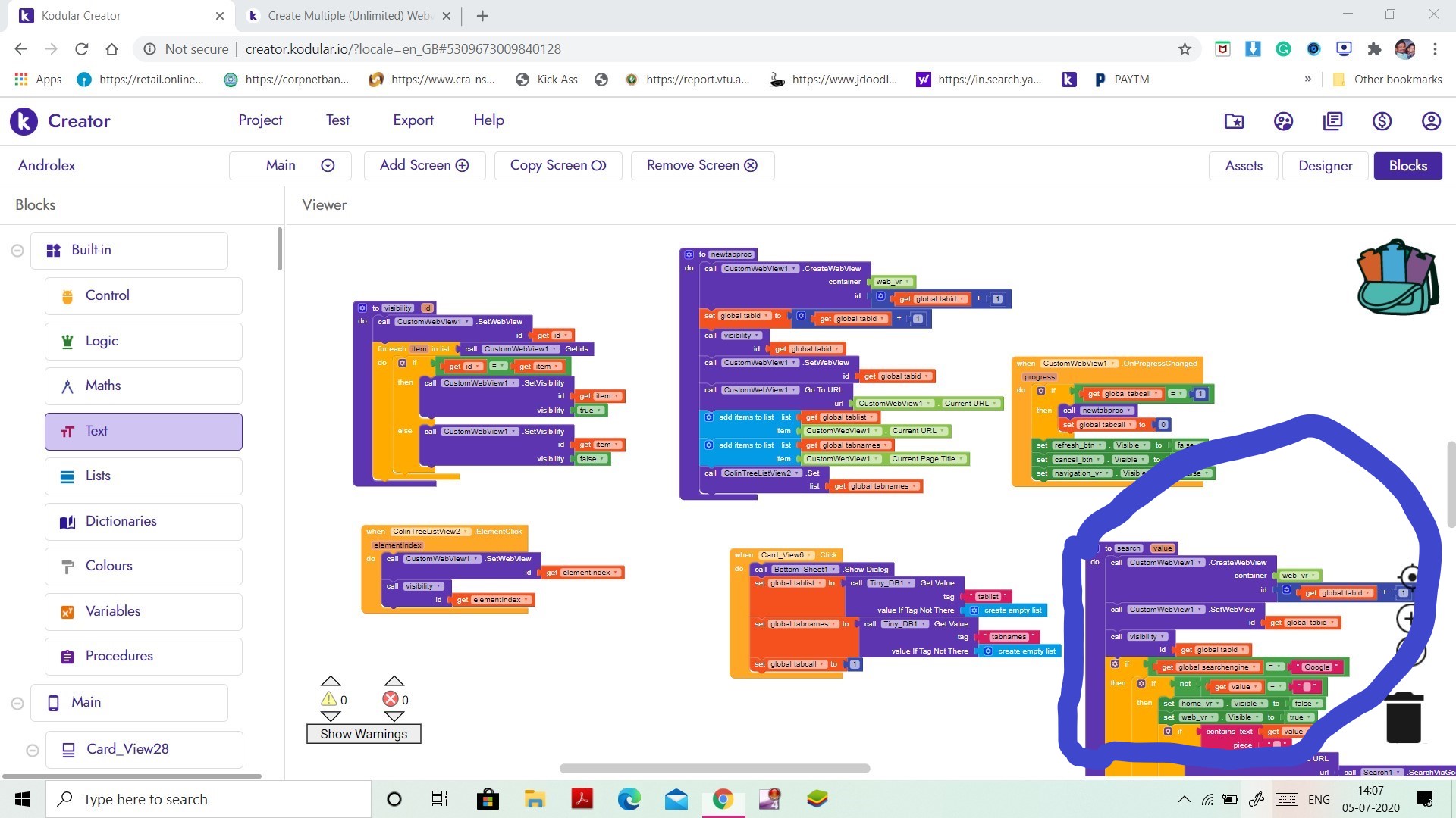 Create Multiple (Unlimited) Webview/Tabs Dynamically | Guide - Resources - Kodular Community