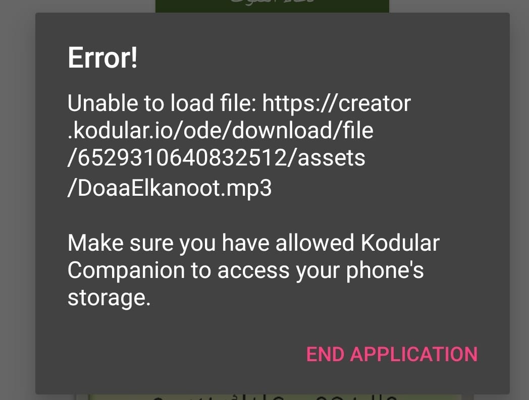 Unable to load file - Discuss - Kodular Community