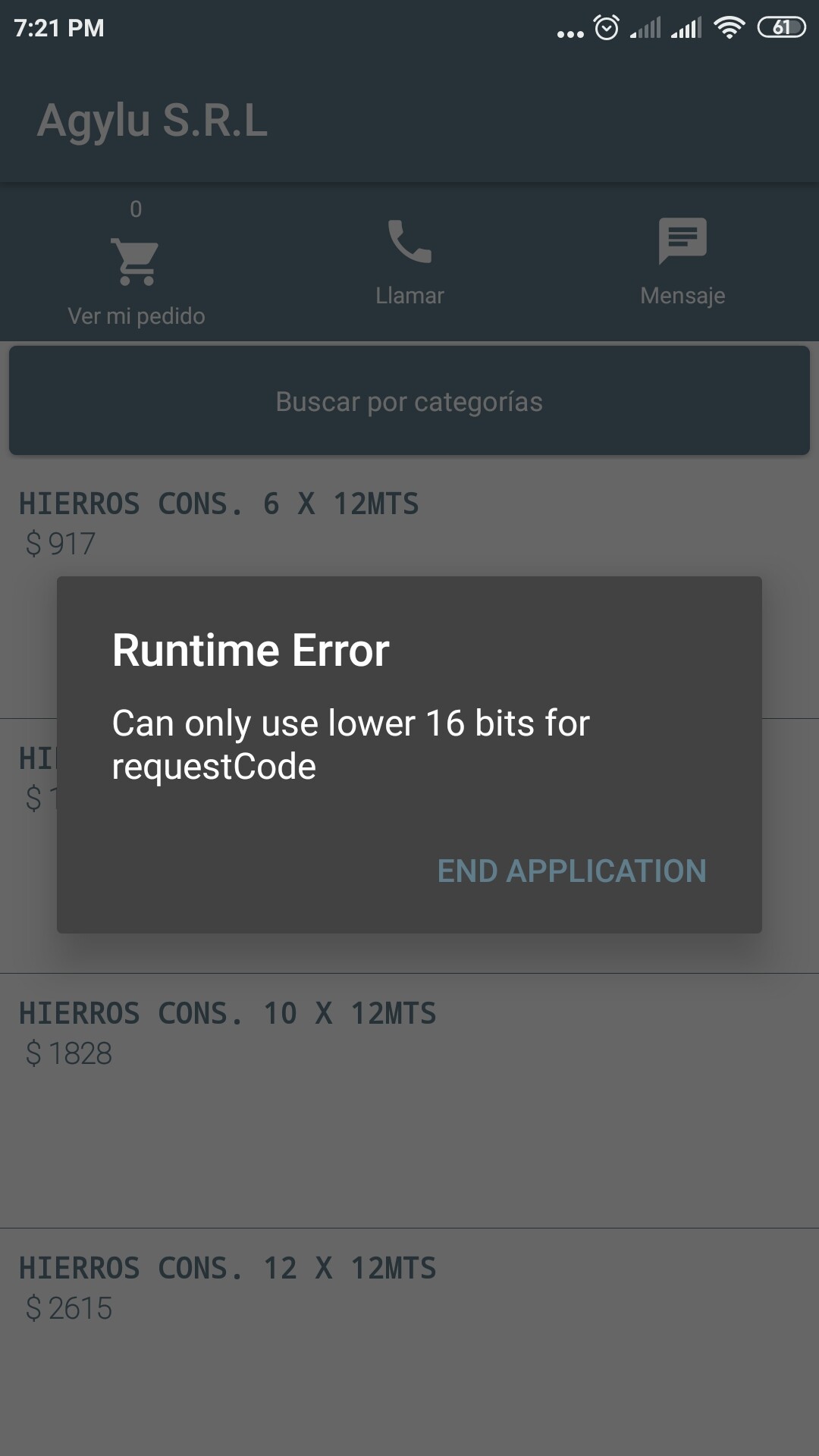 Call error App: Can only use lower 16 bits for requestCode - Discuss - Kodular Community