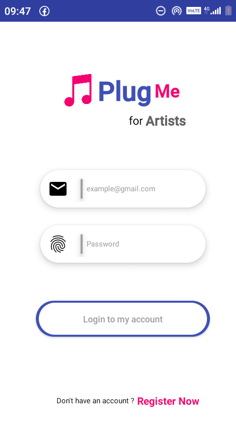 Plugme online music music player UI design Paid aia - Koded Apps - Kodular Community