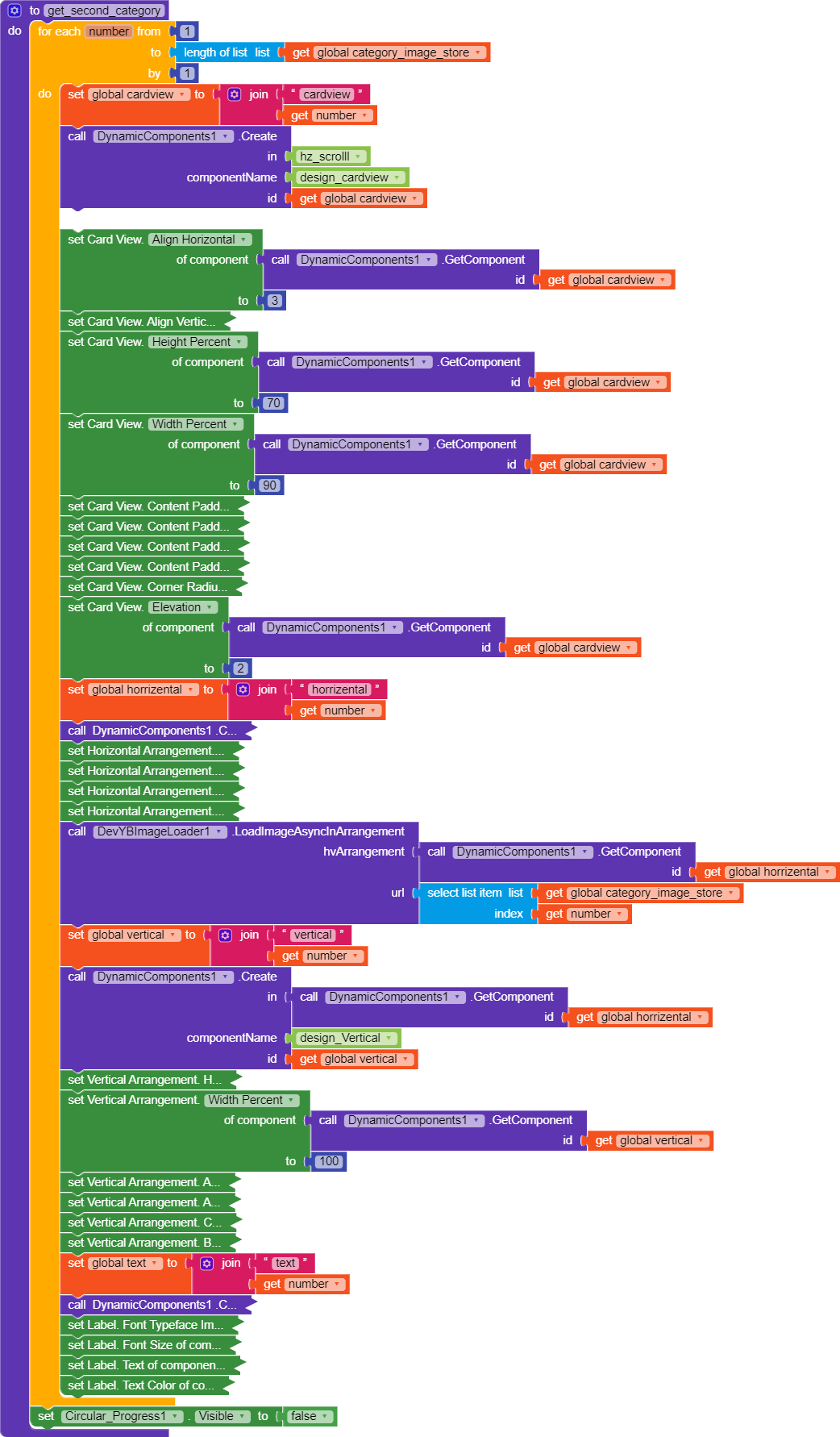 Invoke: no method named `LoadImageInArrangement' in class java.lang.Boolean - Discuss - Kodular ...