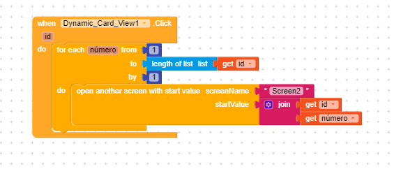 Open another screen with start value dynamic cardview - Discuss - Kodular Community