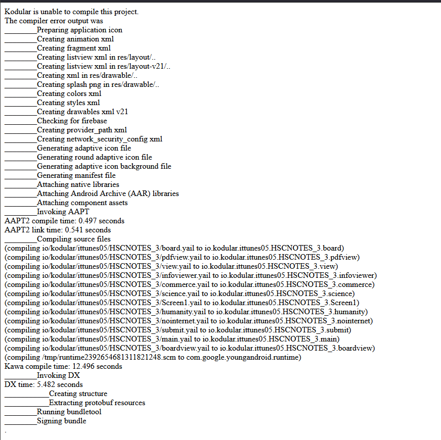 AAB Export error after adding facebook ads - Discuss - Kodular Community