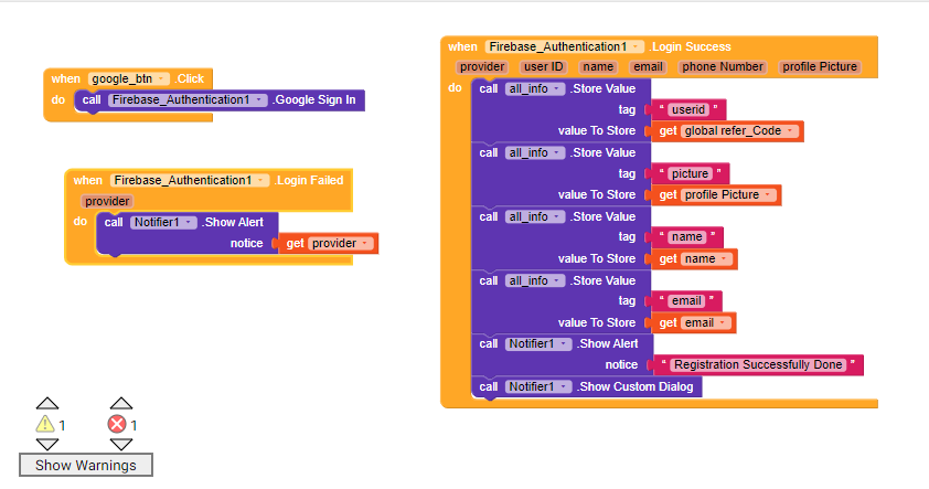 Firebase Authentication problem - Discuss - Kodular Community