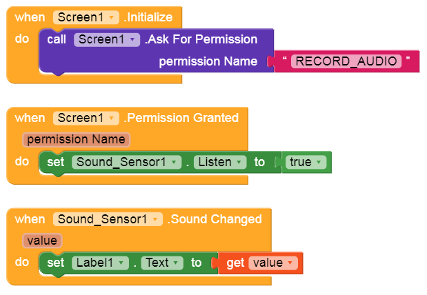 Problem with Sound Sensor - Discuss - Kodular Community
