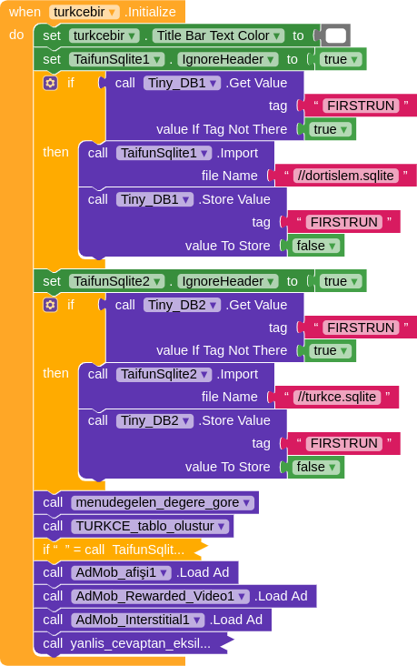Taifunsqlite help - Discuss - Kodular Community