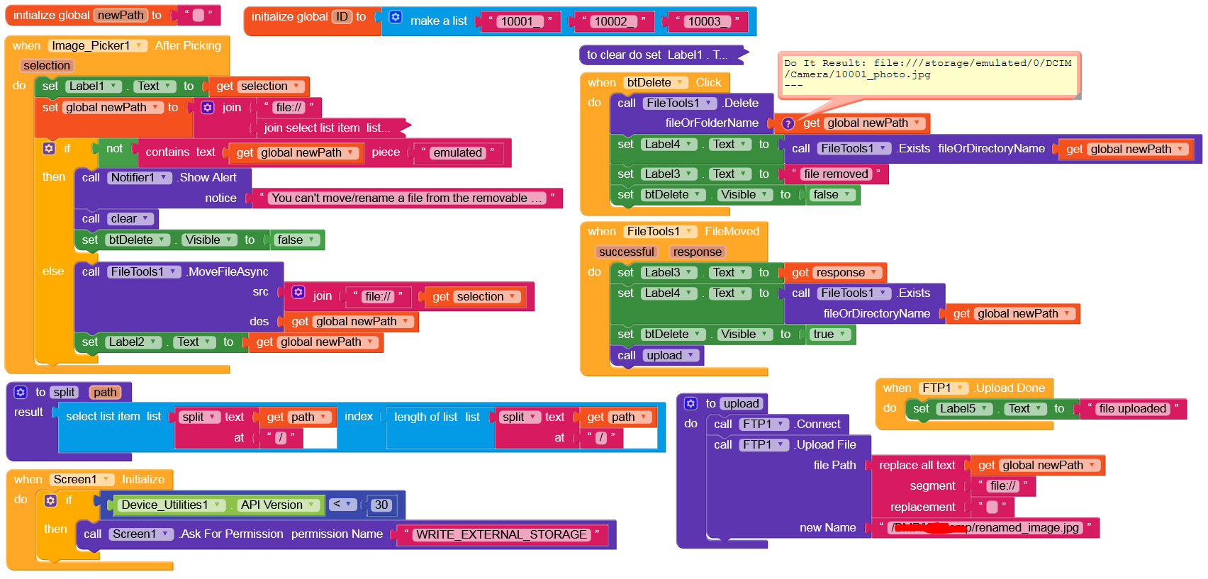 How to get filename from path - Discuss - Kodular Community