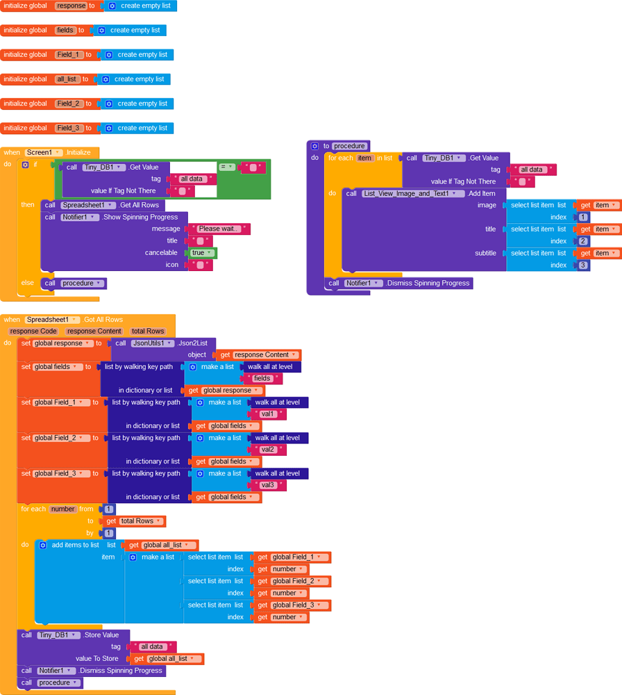 Update the value saved in a tinydb if I change a constant value or parameter - Discuss - Kodular ...
