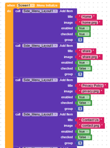 I Cant see menu items in the side menu layout in my Screen 1 - Discuss - Kodular Community