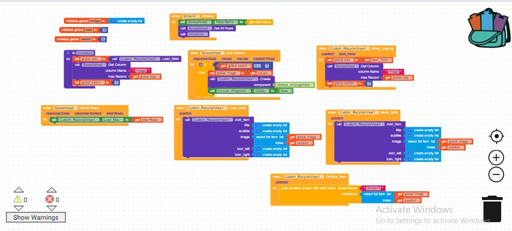 Image click action not working in wallpaper app - Discuss - Kodular ...