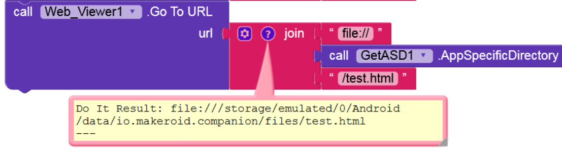 Can't load html file to WebViewer from ASD - Discuss - Kodular Community