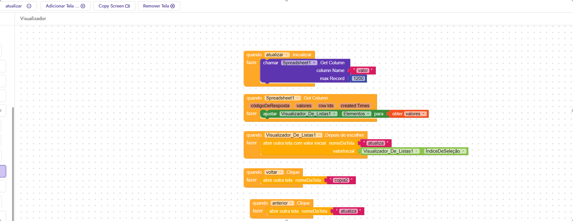 Listview witch initial and final date - Discuss - Kodular Community