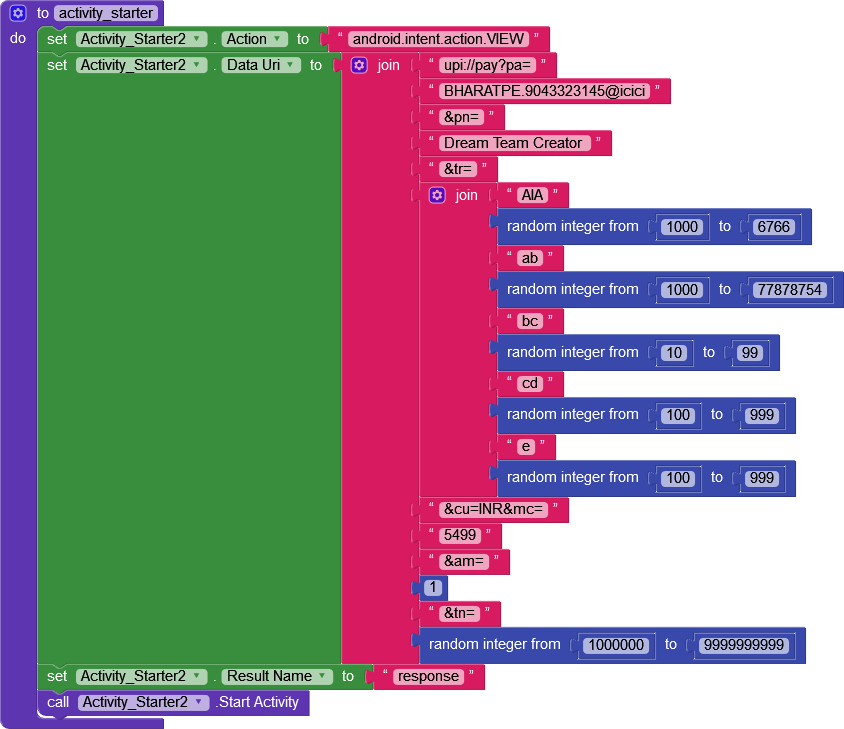 Error 601 no corresponding activity - Discuss - Kodular Community