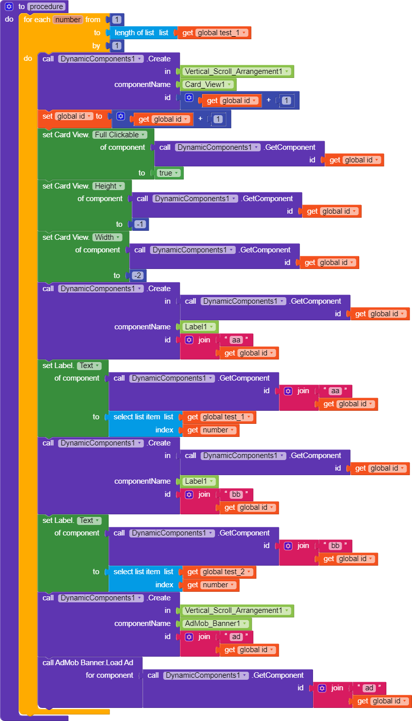 Dynamic component list - Discuss - Kodular Community