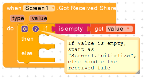Initialize x Got Received Share - Discuss - Kodular Community