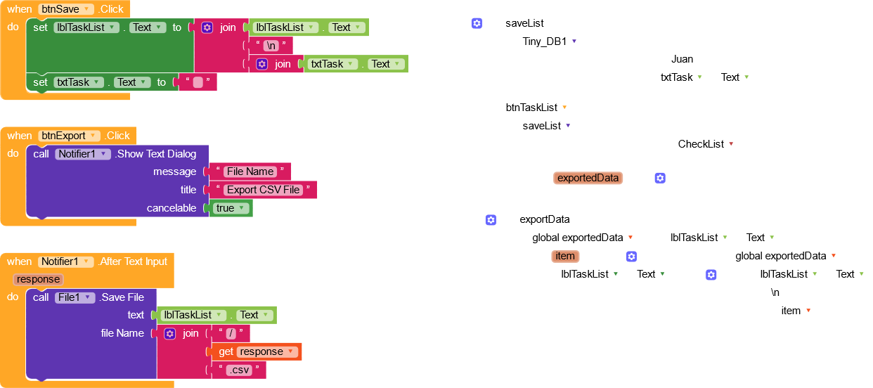 Export CSV File - Discuss - Kodular Community