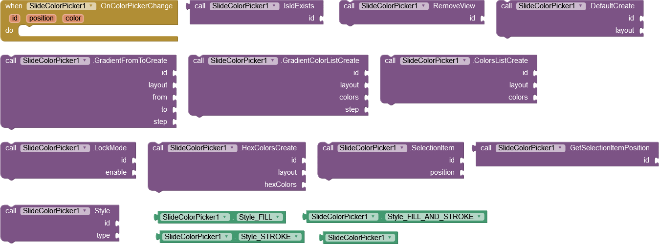 [PAID] Slide Color Picker - for create custom slider bar with choose ...