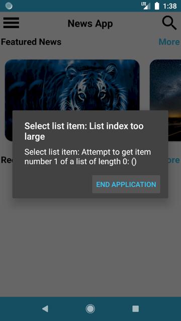 Select list item: list index too large error - Discuss - Kodular Community