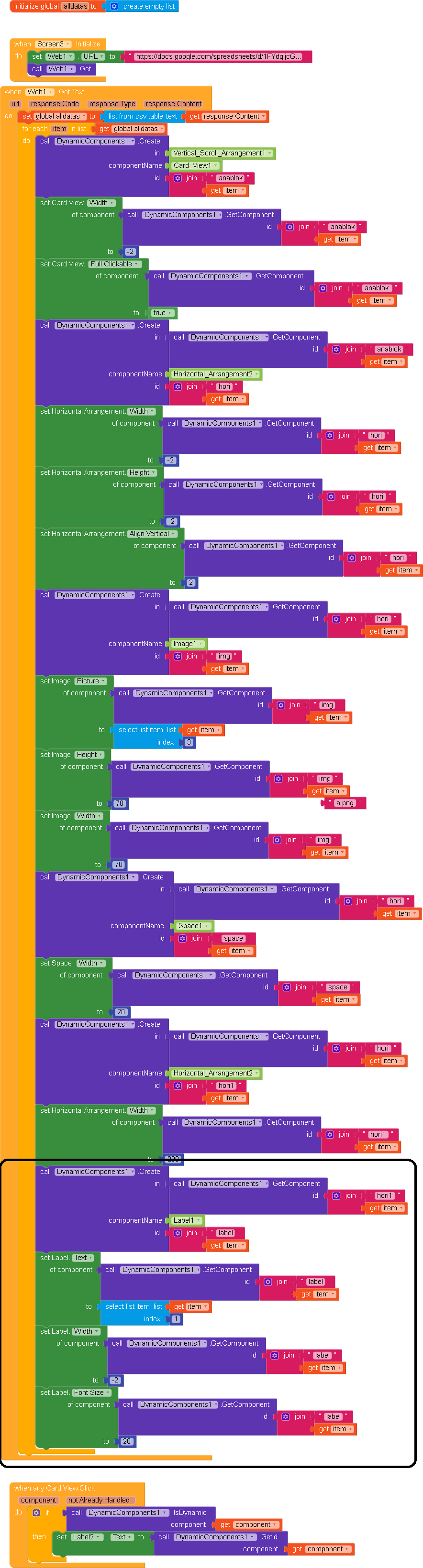 Dynamic component click - Discuss - Kodular Community