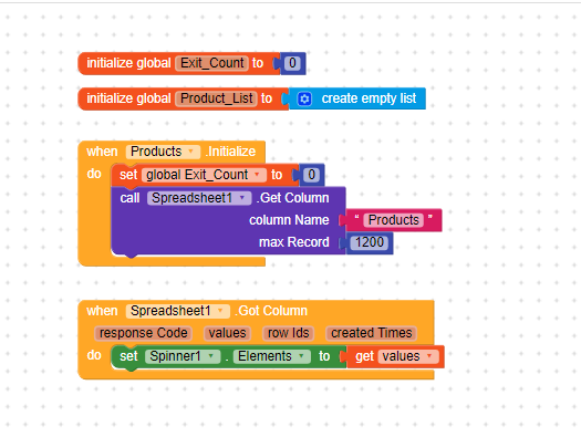 How to show airtable spreadsheet data in spinner ? (Not working) - Discuss - Kodular Community