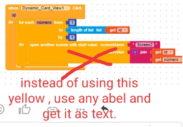 Open another screen with start value dynamic cardview - Discuss - Kodular Community