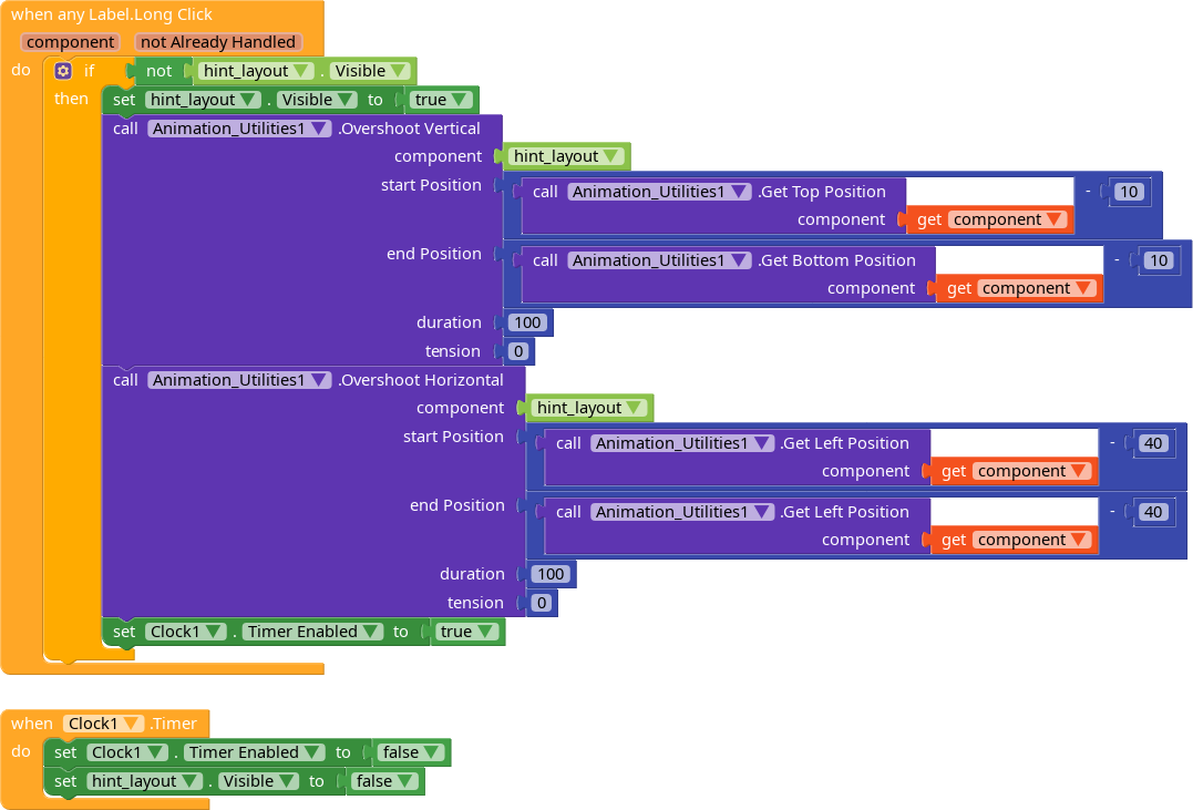 How create hints for buttons and bottom navigation - Discuss - Kodular Community
