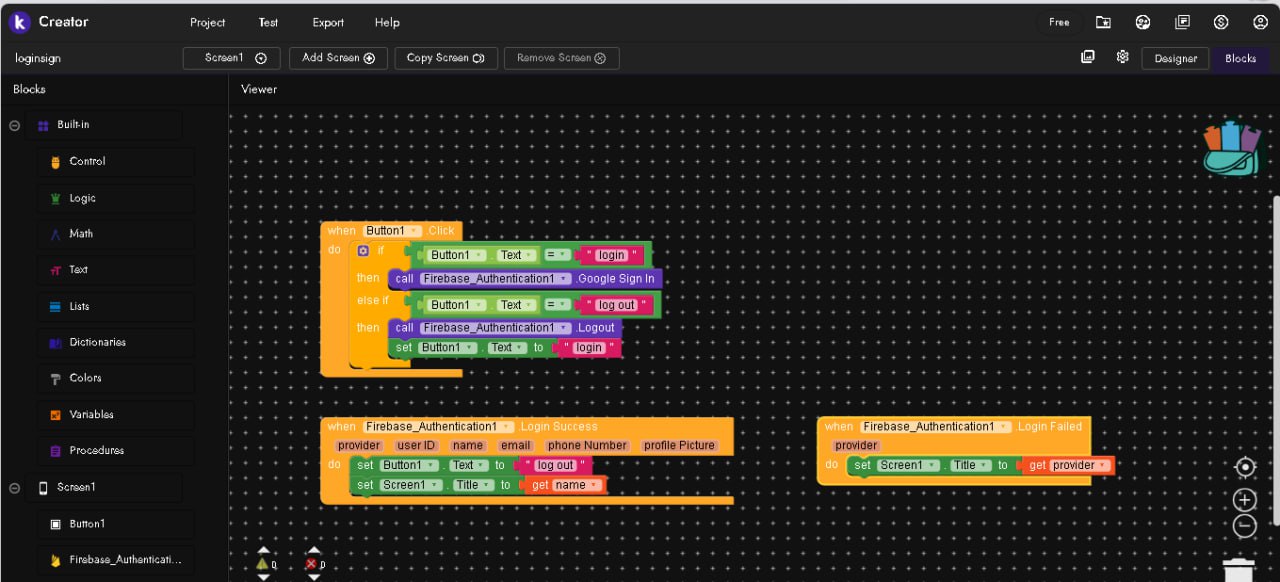 Runtime Error : Given String is Empty or Null (Google Auth) - Discuss - Kodular Community