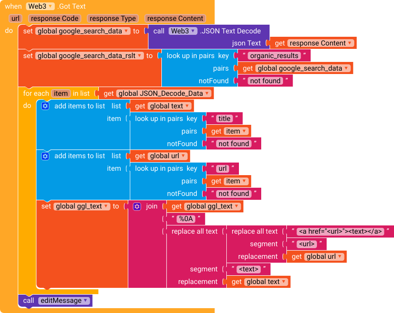 Json from web getting Problem - Page 2 - Discuss - Kodular Community