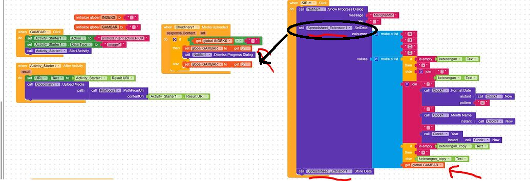 How can I upload the image using Activity Starter to Cloudinary and obtain the link to send it ...