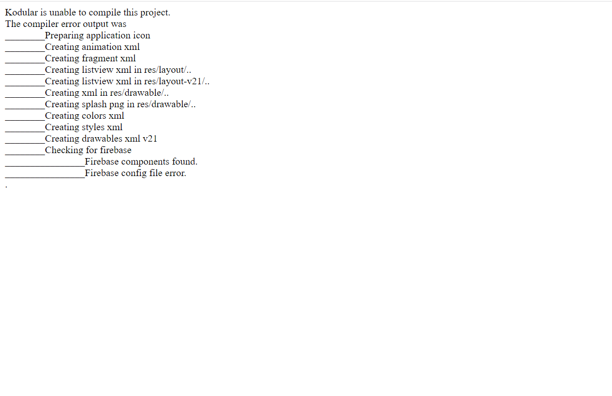 When export my project to apk build failed still 3 days! why - Discuss - Kodular Community