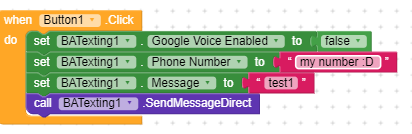 Send SMS issue! - Discuss - Kodular Community