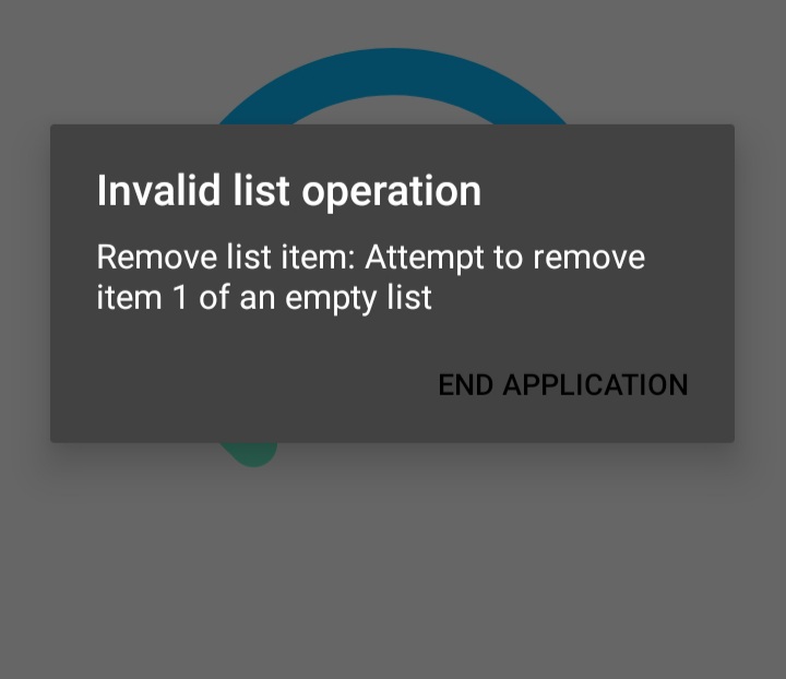 Remove list item: Attempt to remove item 1 of an empty list - Discuss ...