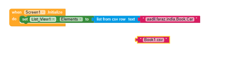How to use csv file in block section - Discuss - Kodular Community