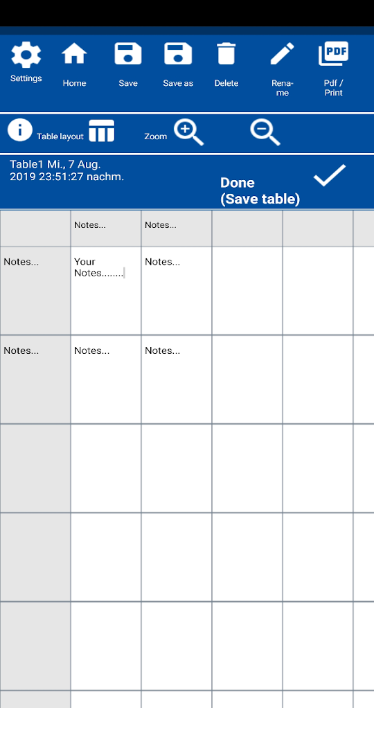 EasyTableNotes - Simple notes in tables - Koded Apps - Kodular Community
