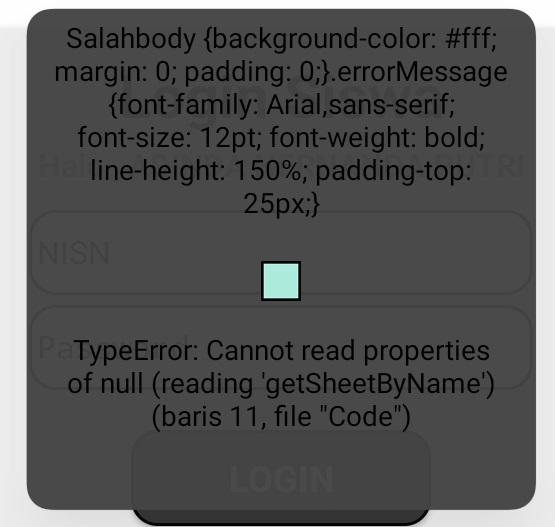 Sourcode google script erorr - Discuss - Kodular Community