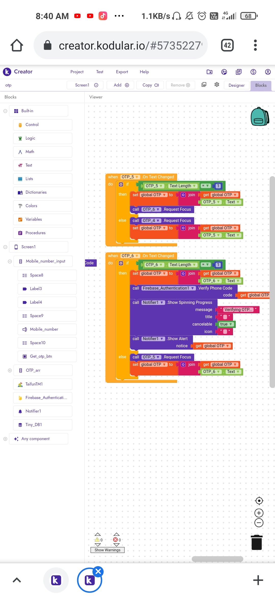 When exporting apk showing error occurred - Discuss - Kodular Community