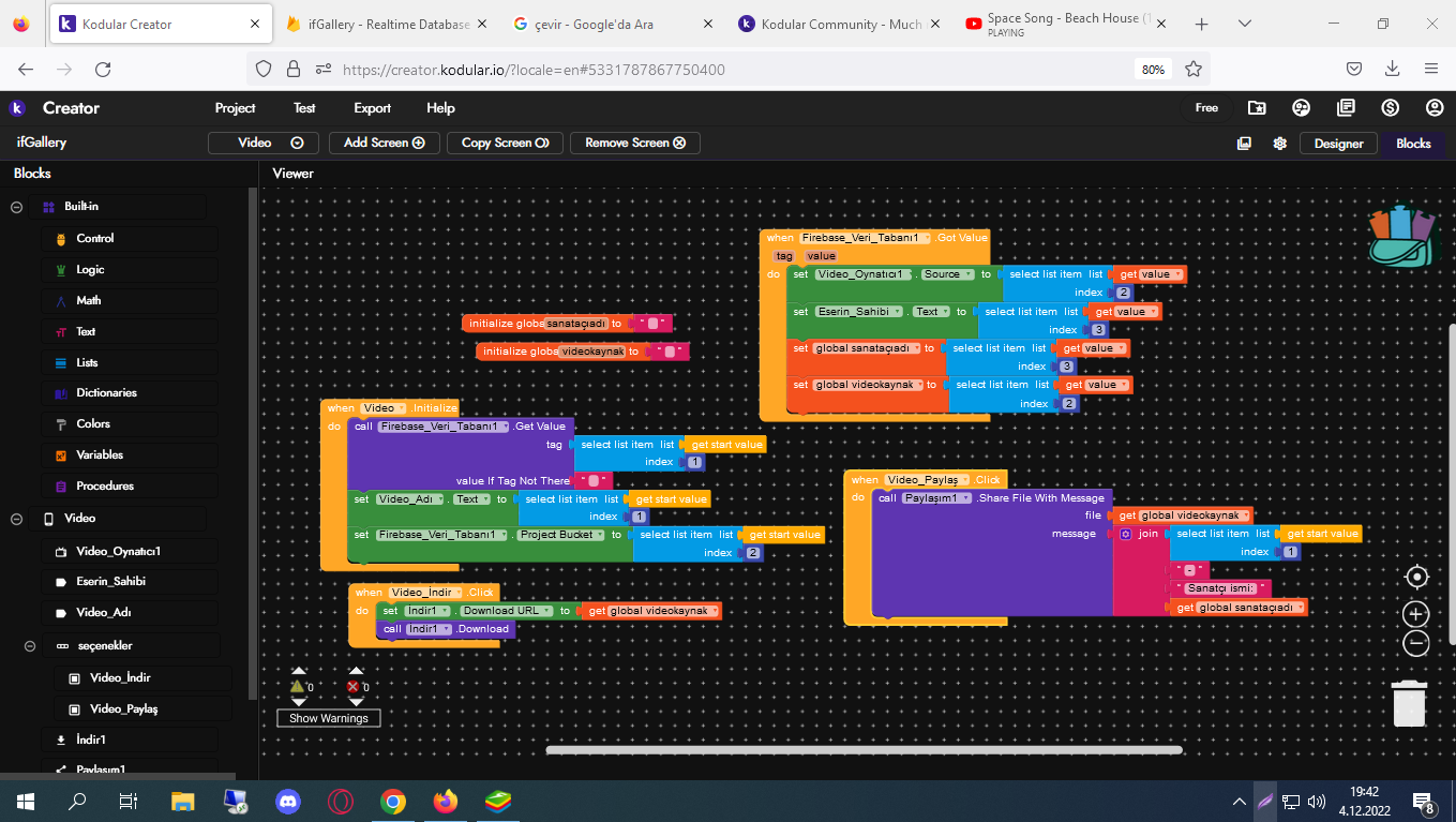 Error messages: "list index too large" and "bad arguments to select list item" - Bugs - Kodular ...