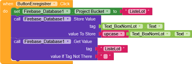 Firebase + spinner : value from a project bucket - Discuss - Kodular Community