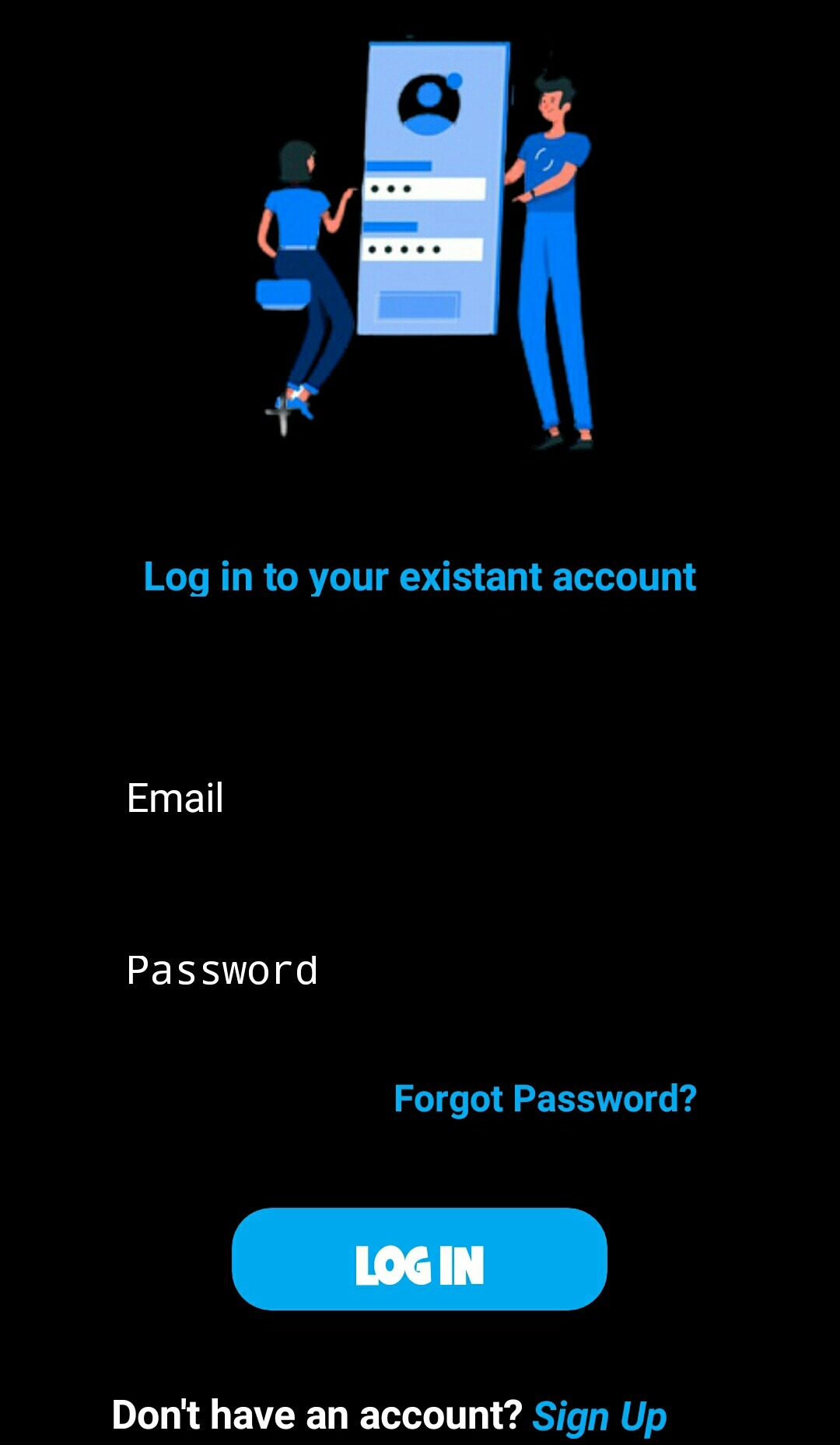 Modern+Professional Login & SignUp Screen U.I - Koded Apps - Kodular ...