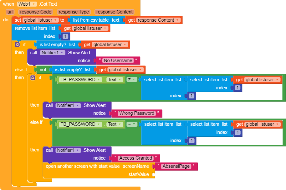 How to select an item of list index from our googlesheet as a start value in another screen ...