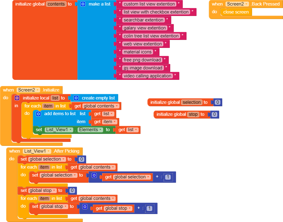 How to create Image list and select item in list view image and text - Discuss - Kodular Community
