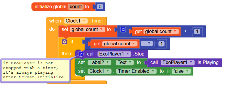 ExoPlayer issues - ExoPlayer.Stop does not work on Screen.Initialize - Discuss - Kodular Community